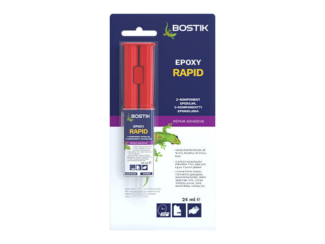 BOSTIK EPOXY RAPID 2-KOMPONENT - 24ml | Färggrossen.nu